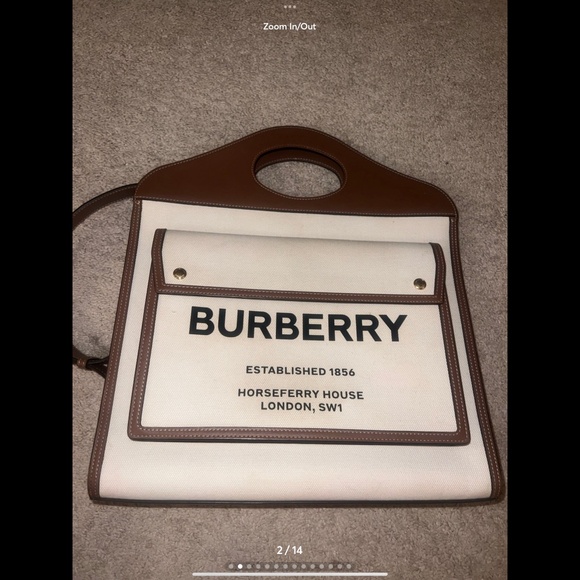 Burberry | Bags | Authentic Burberry Pocket Bag Large Pocket Crossbody ...